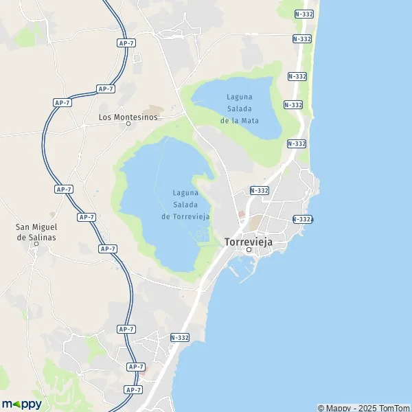 Plan Torrevieja : carte de Torrevieja (03181) et infos pratiques