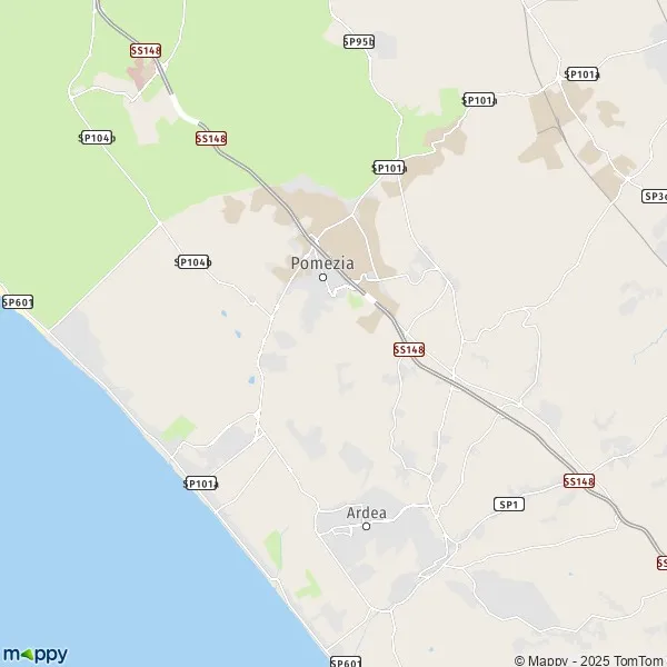 Plan Pomezia : carte de Pomezia (00071) et infos pratiques