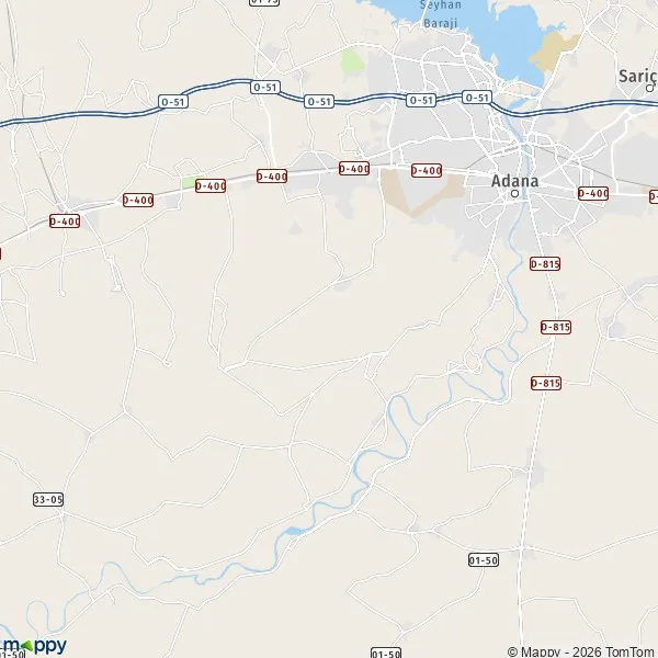 Plan Seyhan : carte de Seyhan (01010) et infos pratiques