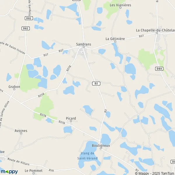 Plan Maréchal : carte de Maréchal, 01400 Sandrans et infos pratiques