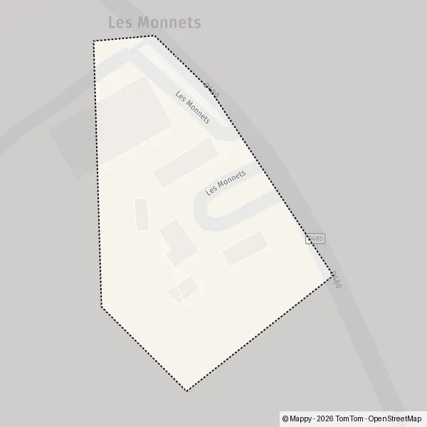Plan Z.A. Jean Monnet : carte de Z.A. Jean Monnet, 03000 Moulins et ...