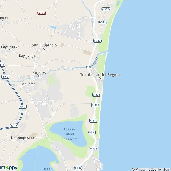 Plan Guardamar del Segura : carte de Guardamar del Segura (03140) et ...