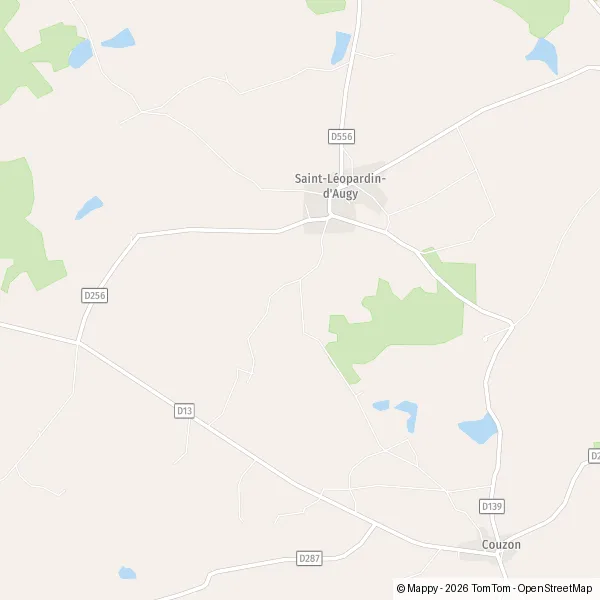 Plan Les Dianes : carte de Les Dianes, 03160 Saint-Léopardin-d'Augy et ...