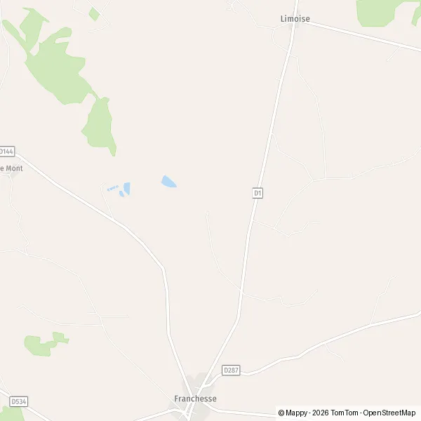 Plan Les Forges : carte de Les Forges, 03160 Franchesse et infos pratiques