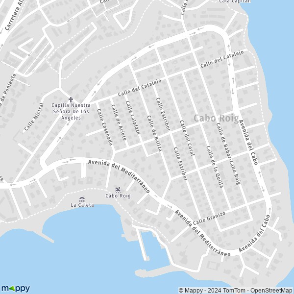 Plan Cabo Roig : carte de Cabo Roig (03189) et infos pratiques