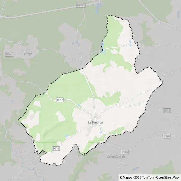 Plan Le Brethon : carte de Le Brethon (03350) et infos pratiques