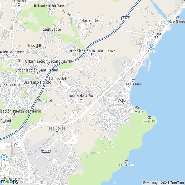 Plan L'Albir : carte de L'Albir (03581) et infos pratiques