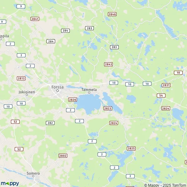 Plan Tammela : carte de Tammela (03600) et infos pratiques