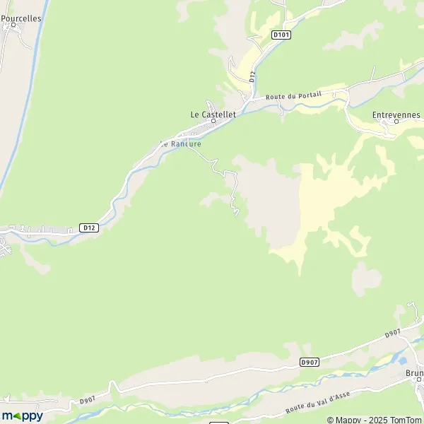 Plan Le Castellet : carte de Le Castellet (04700) et infos pratiques