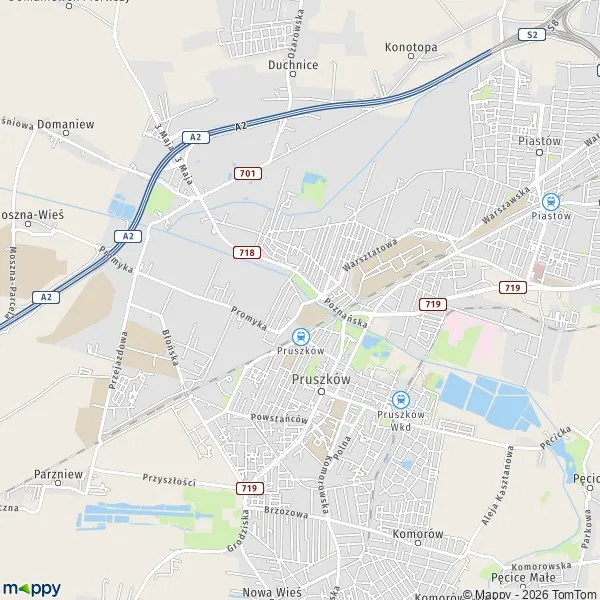 Plan Pruszków : carte de Pruszków (05-800) et infos pratiques
