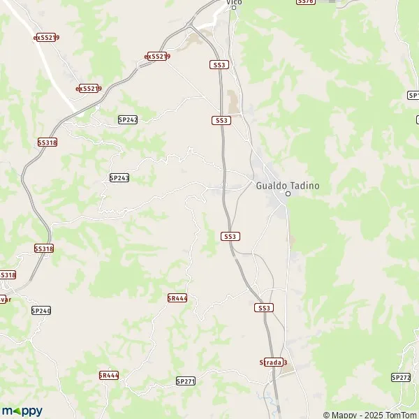 Plan Gualdo Tadino : carte de Gualdo Tadino (06023) et infos pratiques