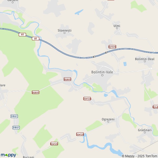 Plan Bolintin-Vale : carte de Bolintin-Vale (085100) et infos pratiques