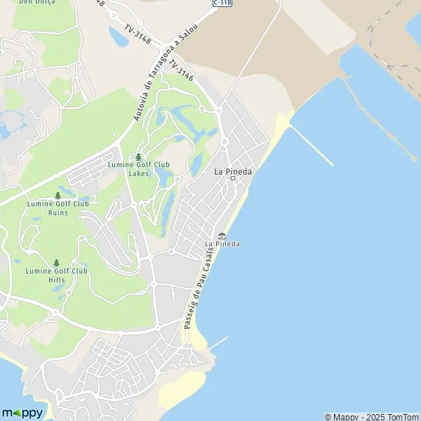 Plan la Pineda : carte de la Pineda (08736) et infos pratiques
