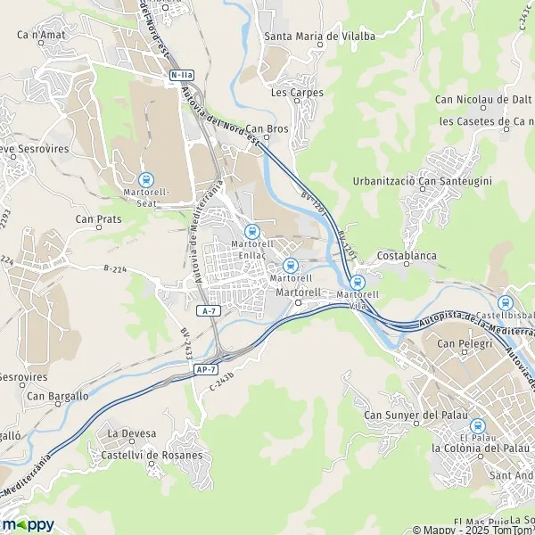Plan Martorell : carte de Martorell (08740) et infos pratiques