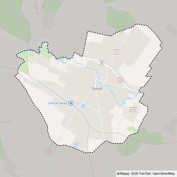 Plan Sierpc : carte de Sierpc (09-200) et infos pratiques