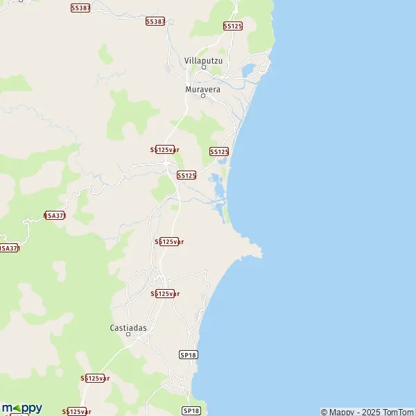 Plan Muravera : carte de Muravera (09043) et infos pratiques