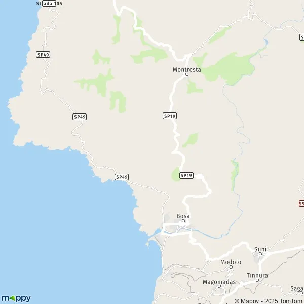 Plan Bosa : carte de Bosa (09089) et infos pratiques