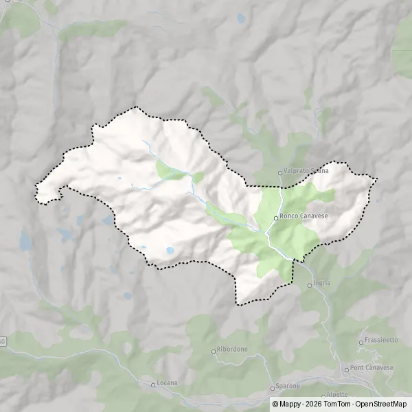 Plan Ronco Canavese : carte de Ronco Canavese (10080) et infos pratiques
