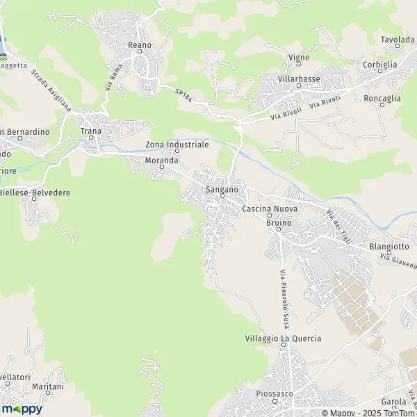 Plan Sangano : carte de Sangano (10090) et infos pratiques