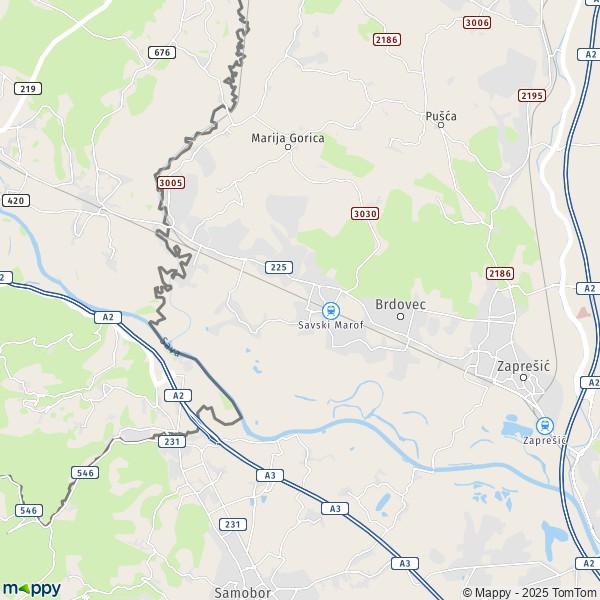 Plan Brdovec : carte de Brdovec (10291) et infos pratiques