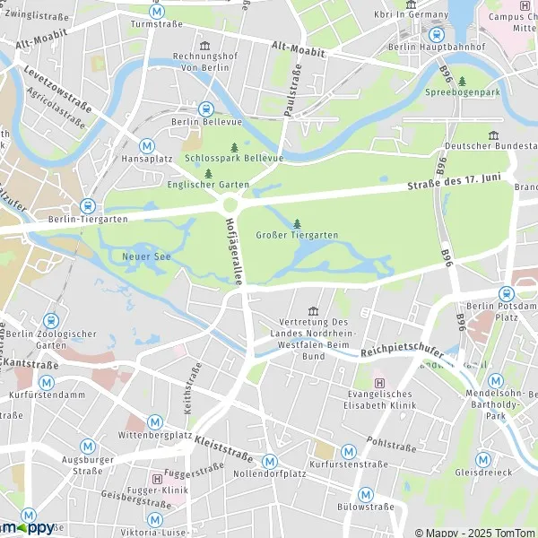 Plan Berlin : carte de Berlin (10557) et infos pratiques