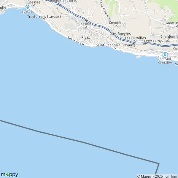 Plan Rivaz : carte de Rivaz (1071) et infos pratiques