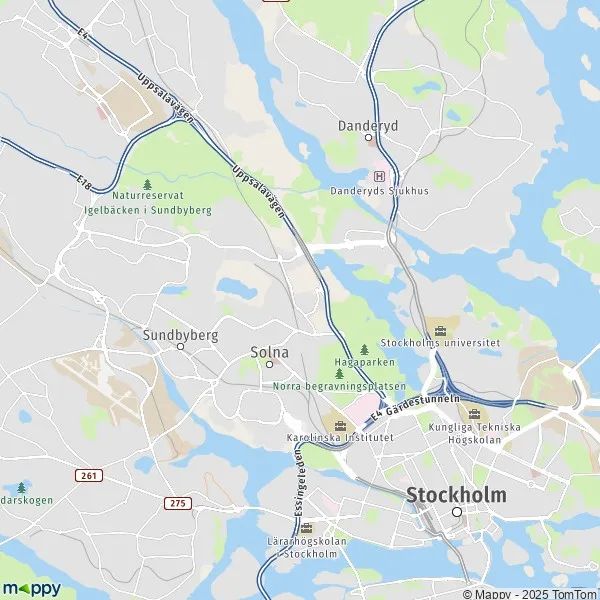 Plan Solna : carte de Solna (11217) et infos pratiques