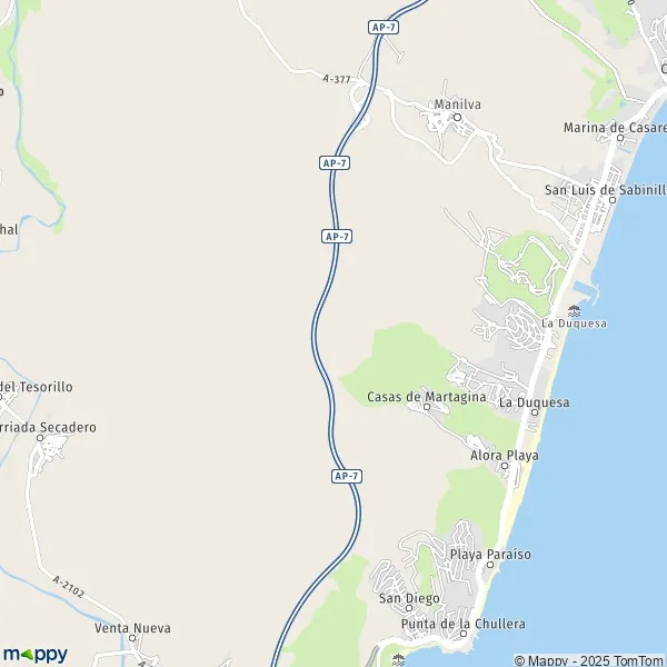 Plan Manilva : carte de Manilva (11312) et infos pratiques