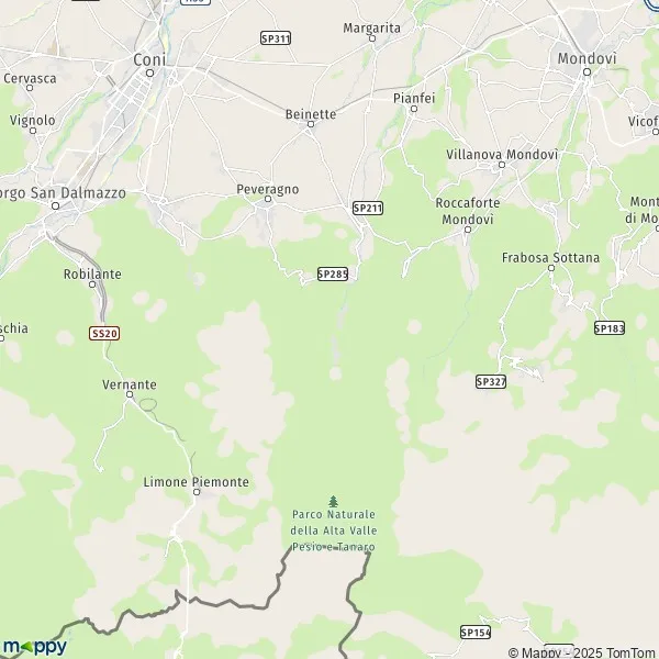 Plan Chiusa di Pesio : carte de Chiusa di Pesio (12013) et infos pratiques