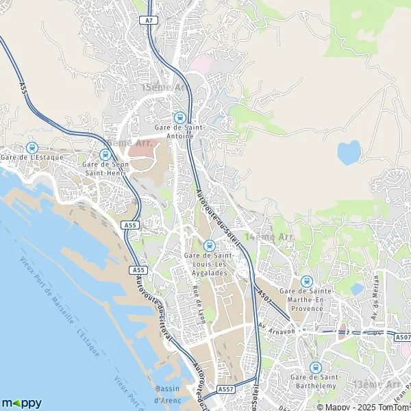 Plan Marseille : carte de Marseille (13015) et infos pratiques