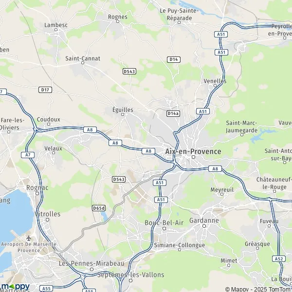 Plan Gare d'Aix-En-Provence : carte de Gare d'Aix-En-Provence, 13100 Aix-en-Provence et infos ...