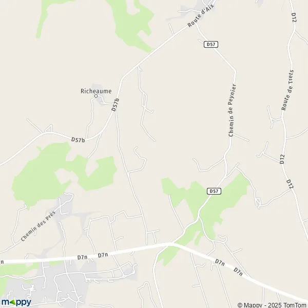 Plan Jas de Luc : carte de Jas de Luc, 13114 Puyloubier et infos pratiques