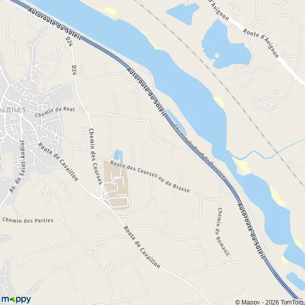 Plan La Grande Terre : carte de La Grande Terre, 13440 Cabannes et ...