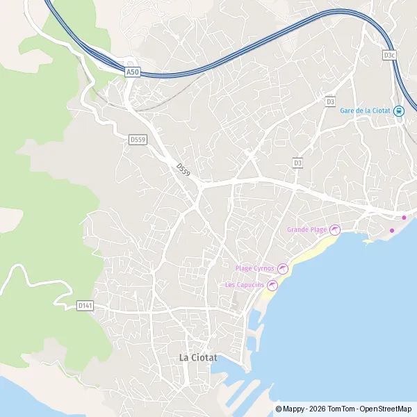 Plan La Tour : carte de La Tour, 13600 La Ciotat et infos pratiques