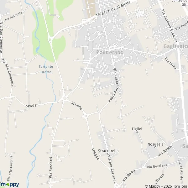 Plan Ponderano : carte de Ponderano (13875) et infos pratiques