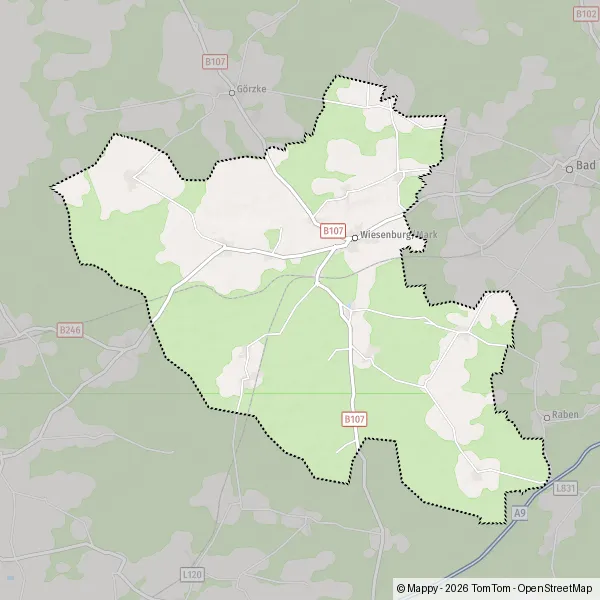 Plan Wiesenburg/Mark : carte de Wiesenburg/Mark (14827) et infos pratiques