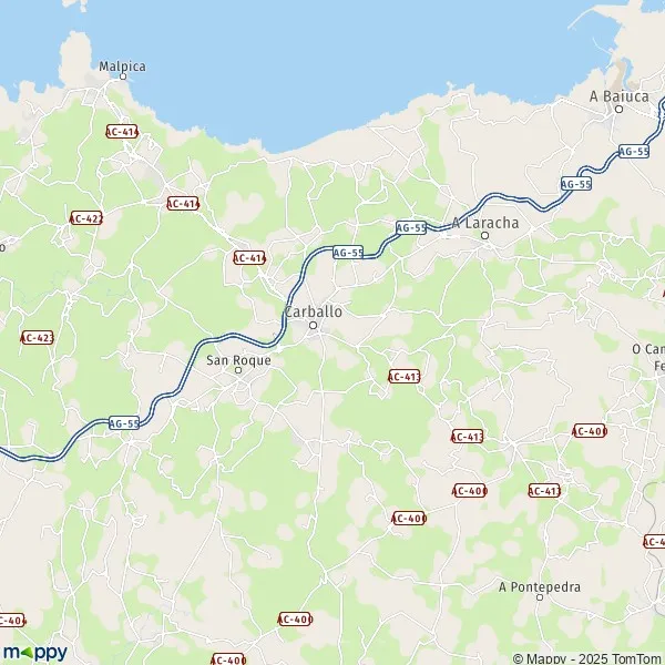 Plan Carballo : carte de Carballo (15100) et infos pratiques