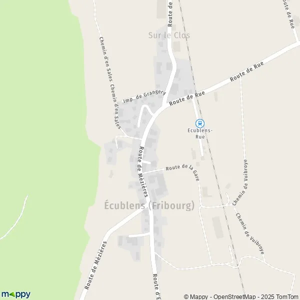 Plan Ecublens FR : carte de Ecublens FR, 1673 Rue et infos pratiques
