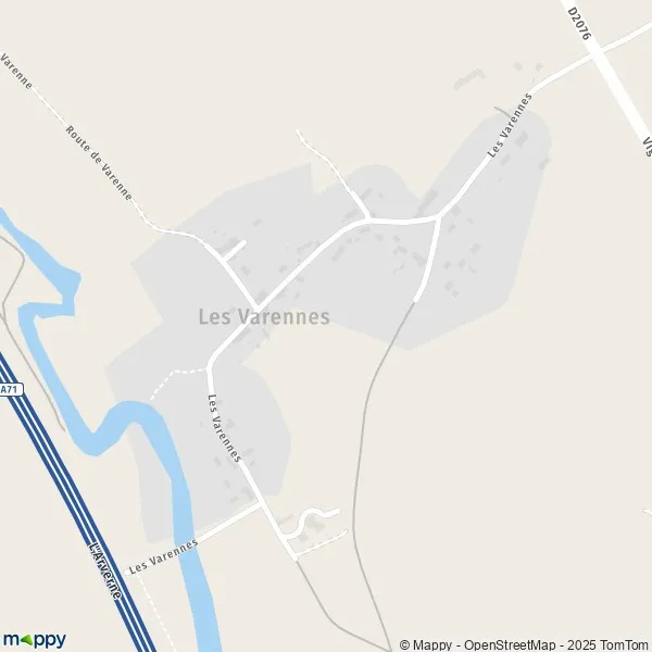 Plan Z.A.C. Varennes : carte de Z.A.C. Varennes, 18000 Bourges et infos pratiques