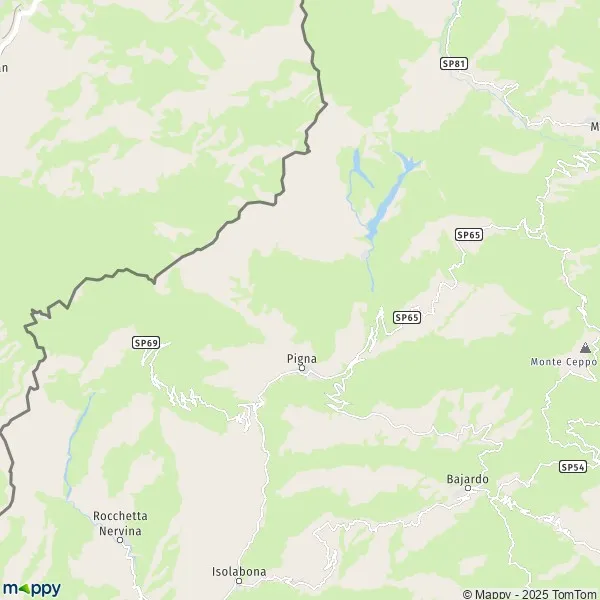 Plan Pigna : carte de Pigna (18037) et infos pratiques