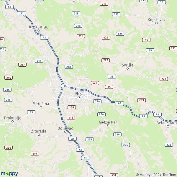 Plan Nis : carte de Nis (18103) et infos pratiques
