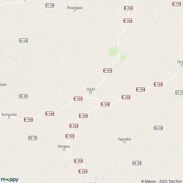 Plan Ilgaz : carte de Ilgaz (18400) et infos pratiques