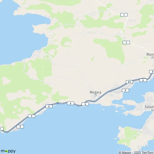 Plan Megara : carte de Megara (190 06) et infos pratiques