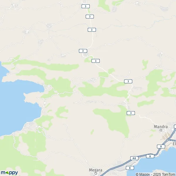 Plan Mandra-Eidyllia : carte de Mandra-Eidyllia (190 08) et infos pratiques