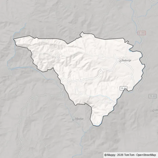 Plan Dodurga : carte de Dodurga (19060) et infos pratiques