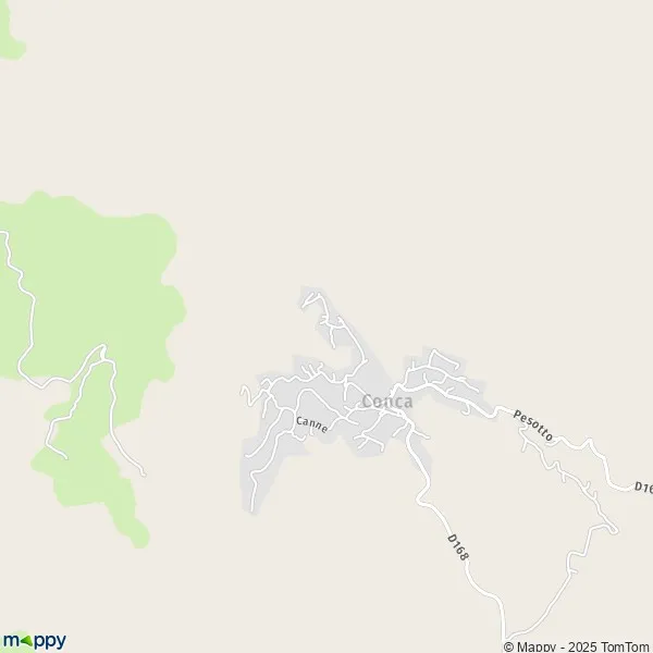 Plan Tozza : carte de Tozza, 20135 Conca et infos pratiques