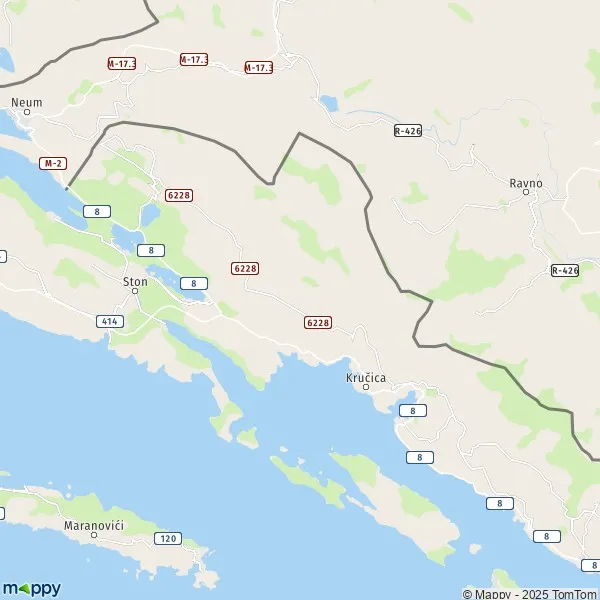 Plan Slano : carte de Slano (20232) et infos pratiques