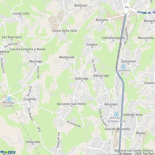 Plan Sumirago : carte de Sumirago (21040) et infos pratiques