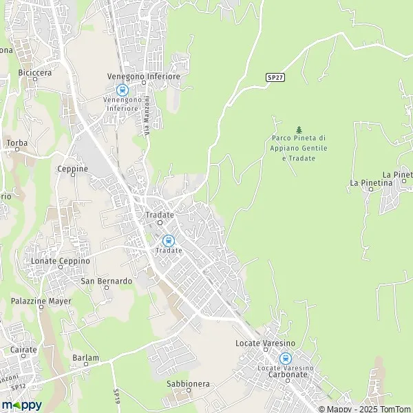 Plan Tradate : carte de Tradate (21049) et infos pratiques
