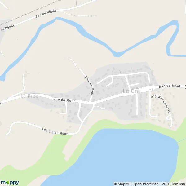 Plan La Crâ : carte de La Crâ, 21120 Marcilly-sur-Tille et infos pratiques